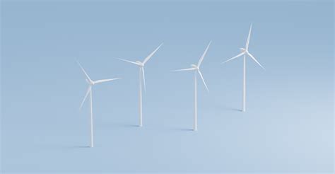 3d 풍력 터빈 에코 기술 개념 대체 전력원에서 재생 가능한 녹색 에너지 생성 혁신적인 풍차 지속 가능한 개발 배경 3d 렌더링 3차원 형태에 대한 스톡 사진 및 기타