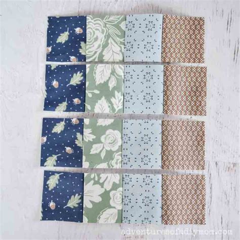 16 Patch Quilt Block Using Strips — Adventures Of A Diy Mom