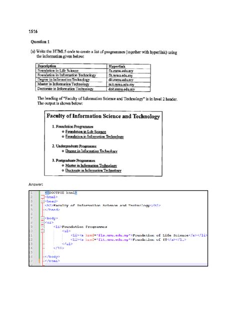 Sol 1516 Web Techniques And Application 1516 Answer Ques Hidden