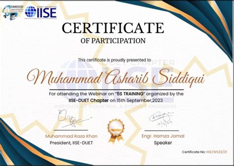 Muhammad Asharib Siddiqui On Linkedin 5straining Continuousimprovement Iiseduet