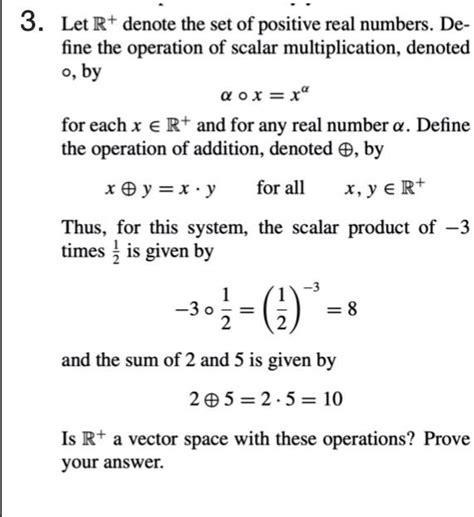 Solved 3 Let Rt Denote The Set Of Positive Real Numbers De Fine The