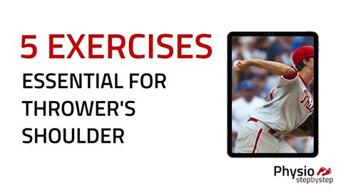 5 Exercises For Throwers Shoulder Youtube