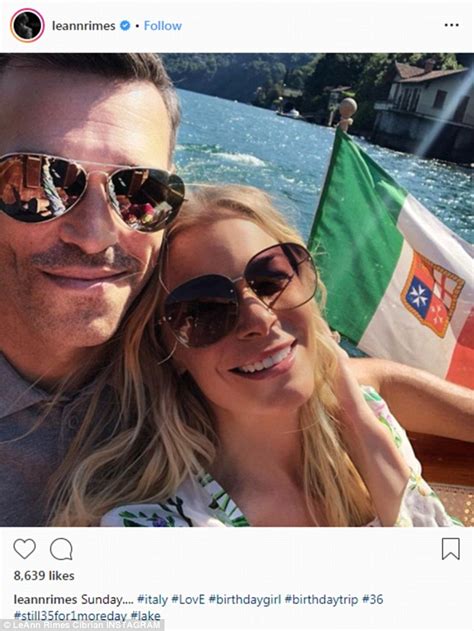 Leann Rimes Dons Bikini To Celebrate Her 36th Birthday In Lake Como
