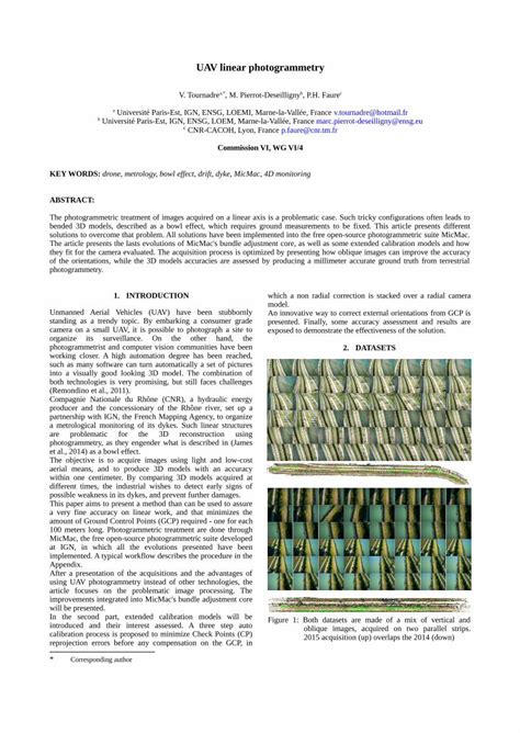 Pdf Uav Linear Photogrammetry Teledetection · Pdf Fileuav Linear Photogrammetry V