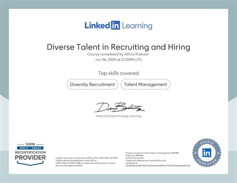 Athira Prakash On Linkedin Certificate Of Completion