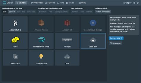 data loader druid加载数据 druid加载本地文件 数据摄取