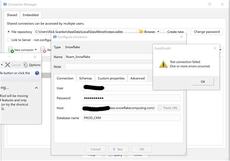 Snowflake Connection Timeout Support Easymorph Community Data Preparation Professionals
