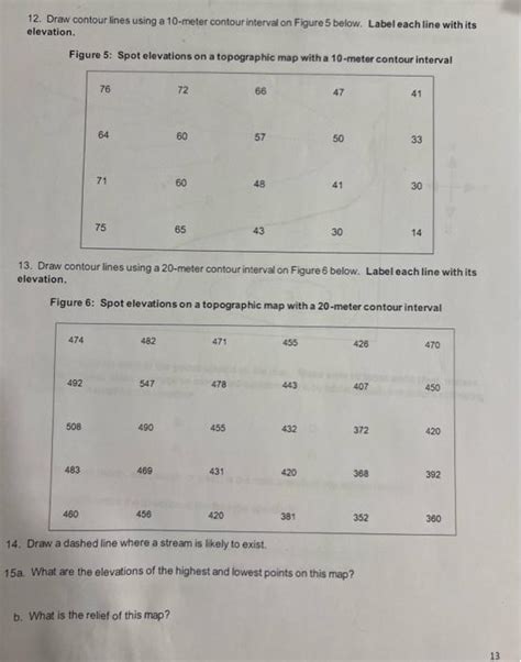 12 Draw Contour Lines Using A 10 Meter Contour