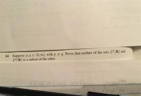Solved Suppose P Q With P Q Prove That Neither Chegg Com