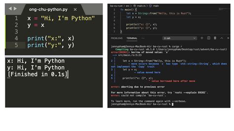 Bà Cụ Non Rust Và Ông Chú Python Tuihoccode
