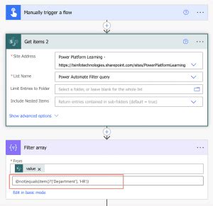 Power Automate Filter Array With Examples SharePoint Microsoft Power Platform Tutorials