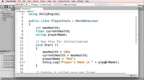 Fireball 13 Vector3 And String Variables Unity And C Tutorial