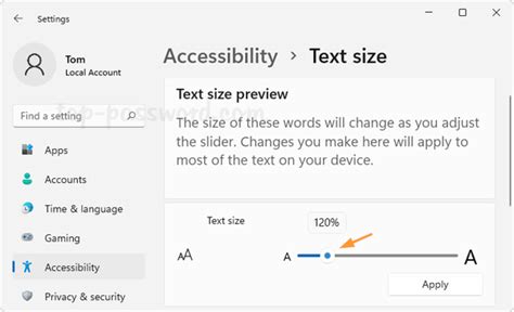 How To Make Text Larger In Windows Without Changing DPI Password Recovery