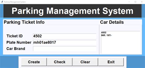 Github Rohanc28parking Program Parking Management Project Which