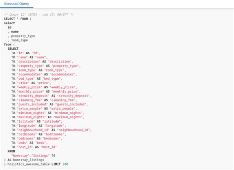 Query Model Holistics Docs 4 0