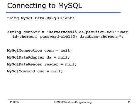 1 11805cs360 Windows Programming Databases And Data Representation