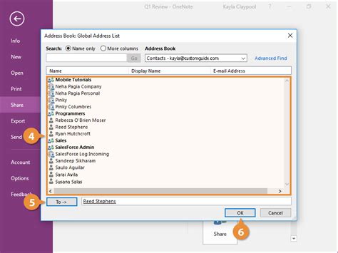 Share Content CustomGuide
