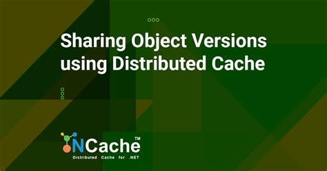 ¿cómo Compartir Diferentes Versiones De Objetos Usando Caché Distribuida