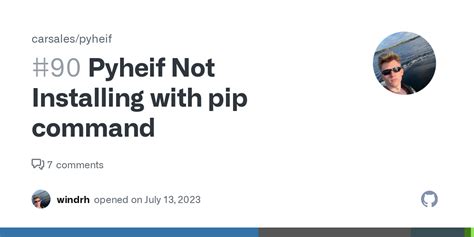 Pyheif Not Installing With Pip Command Issue Carsales Pyheif GitHub