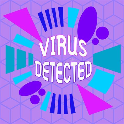 Writing Note Showing Virus Detected Business Photo Showcasing Identified A Malware That