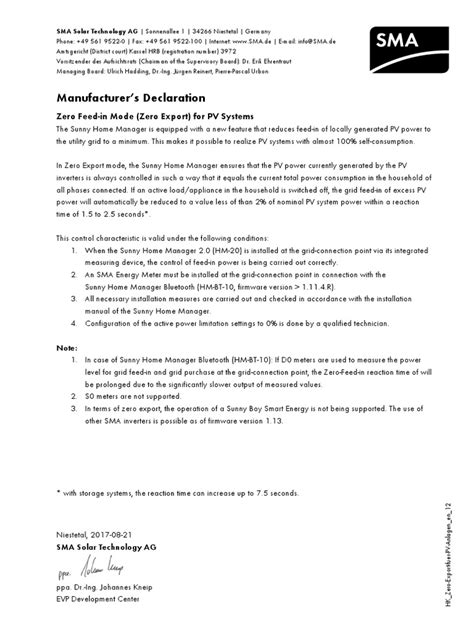 Zero Export Function Of Pv System Pdf Electrical Grid