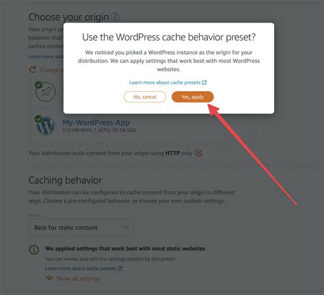 Add Cloudfront Cdn Distribution To Wordpress Application Hosted On Amazon Lightsail