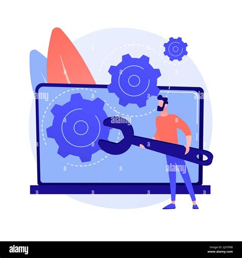 Computer Troubleshooting Abstract Concept Vector Illustration Basic