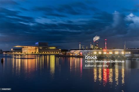 Copenhagen Nyhavn Area With Opera House And Copenhagen Street Food