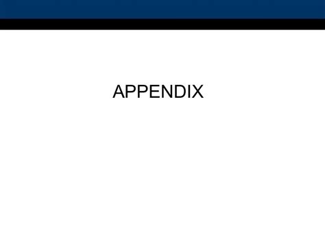APPENDIX