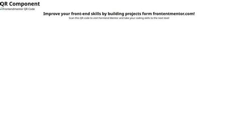 Frontend Mentor Frontend Mentor Qr Code Coding Challenge Solution