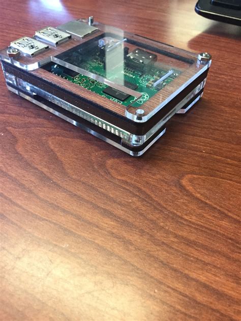 Free 3d File L Shape Piece To C4 Labs Zebra Wood Case For Raspberry Pi