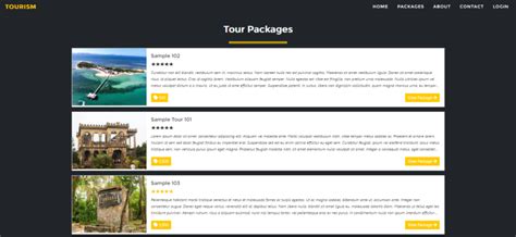 tourism management system project in php with source code and report