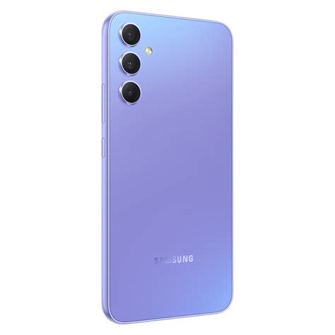 Смартфон Samsung Galaxy A34, 128GB, 6GB RAM, 5G, Light Violet - eMAG.bg