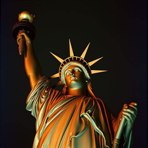The Statue Of Liberty In Copper Copper Statue Of Liberty I