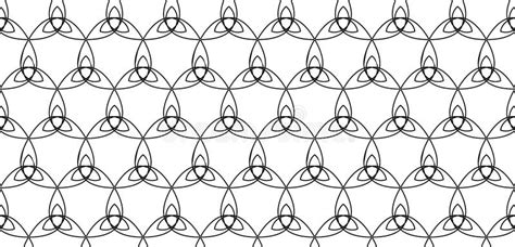 Grid Seamless Vector Pattern Luxury Geometric Abstract Background Stock Vector Illustration