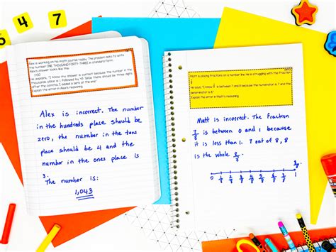 free error analysis math prompts loving math