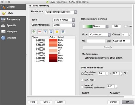 How To Order Qgis Raster Layer Style Geographic Information Systems Stack Exchange