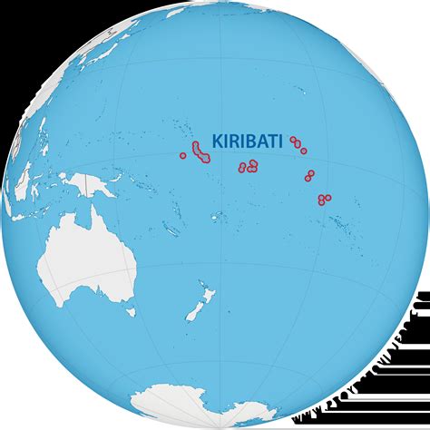 Mapas De Kiribati El País Con Mayor Superficie De Agua Que Tierra
