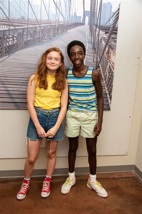 Sadie Sink On Kissing Caleb Mclaughlin