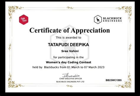 Tatapudi Deepika On Linkedin Blackbuck Svist