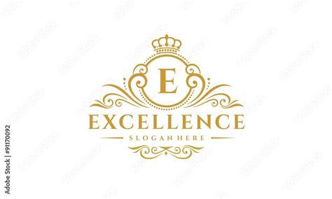 Excellence Logo Suitable For Clothes Shop Fashion Boutique Hotel Wedding And Real Estate