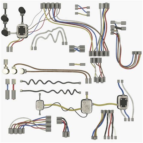 3d Wires Set Model Turbosquid 1326232