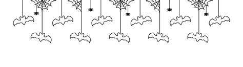 해피 할로윈 배너 테두리에 박쥐가 거미줄에 매달려 있다 으스스한 장식품 장식 벡터 그림 트릭 또는 치료 파티 초대 10월에 대한 스톡 벡터 아트 및 기타 이미지 Istock
