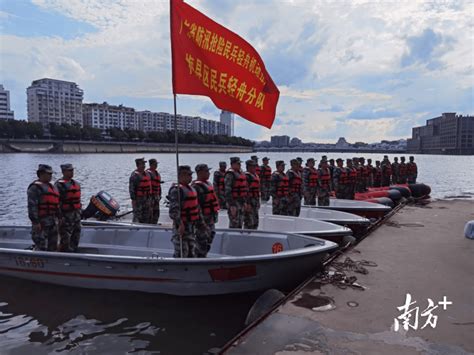 闻汛而动防患未然梅县区人武部全力做好防汛抗洪应急救援准备 分队 物资 民兵