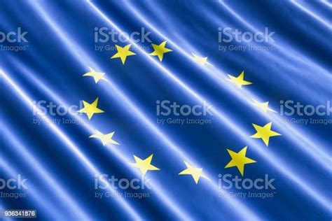 유럽 연합 국기 배경 3d 렌더링 0명에 대한 스톡 사진 및 기타 이미지 0명 3차원 형태 개념 Istock