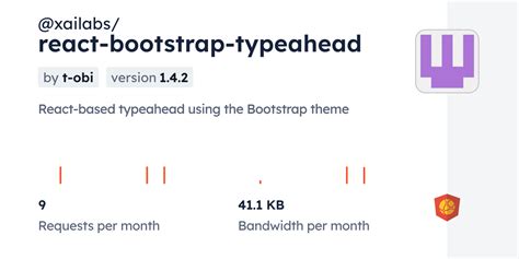 Xailabsreact Bootstrap Typeahead Cdn By Jsdelivr A Cdn For Npm And Github