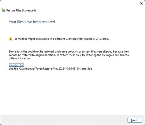 How To Restore Files And Folders From An Existing Windows Backup