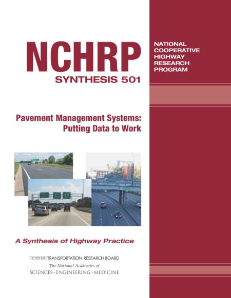 Pavement Management Systems Putting Data To Work The National Academies Press