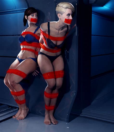 Rule 34 2girls 3d Black Bra Black Panties Blonde Hair Blue Bra Blue