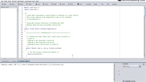 Using Drjava Youtube